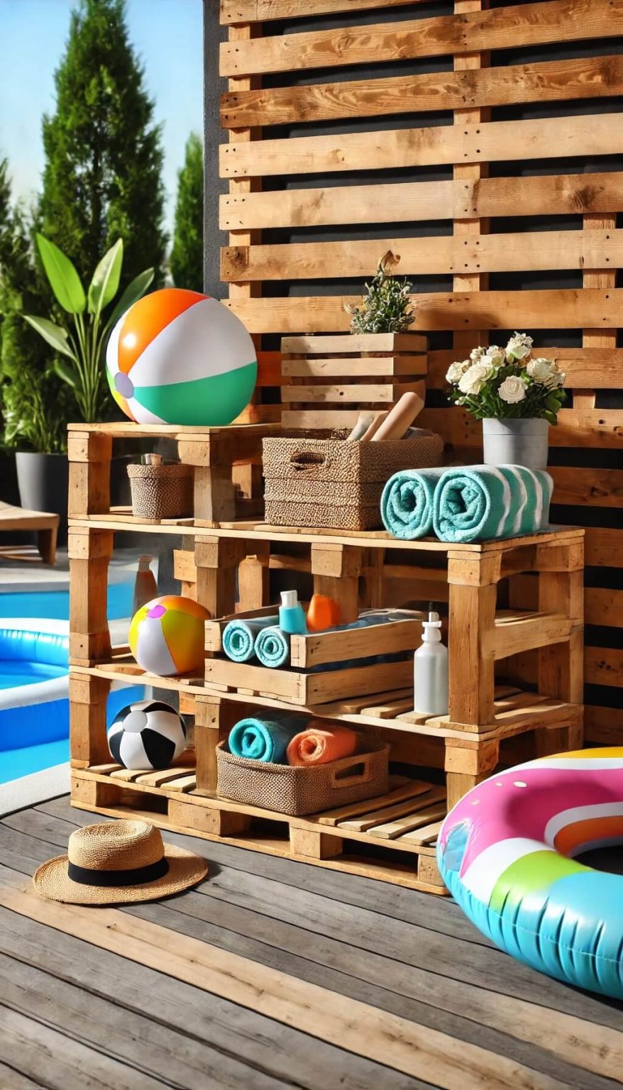 15 Smart Pool Float Storage Ideas to Maximize Space - FarmFoodFamily
