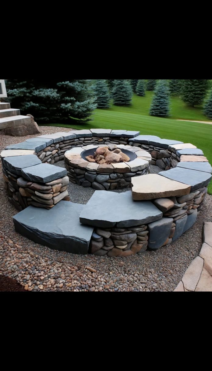 15 Stunning Rock Fire Pit Ideas to Transform Your Backyard (2024)