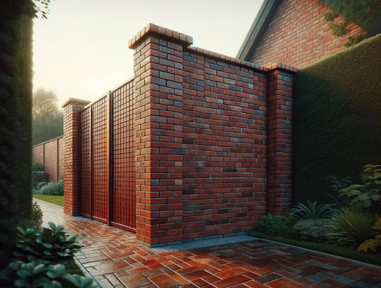 15 Creative Brick Fence Ideas to Boost Curb Appeal (2024)