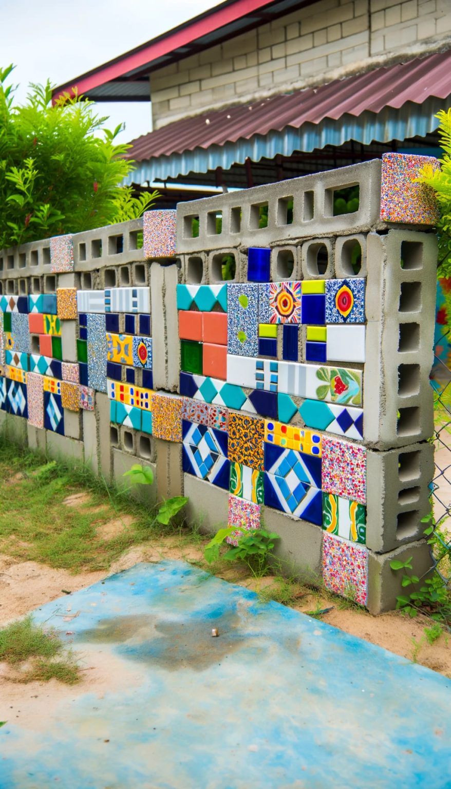 15+ Creative Cinder Block Fence Ideas for a Unique Yard (2024)
