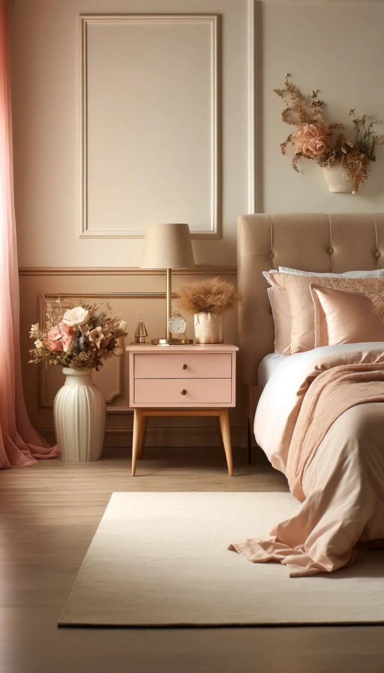 15+ Inspiring Nightstand Colors to Match Your Beige Bed (2024)