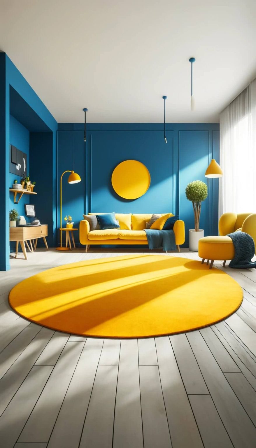 15 Stunning Rug Colors to Complement Your Blue Walls Perfectly