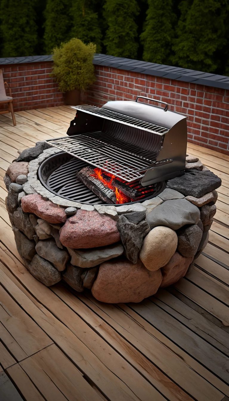 15 Stunning Rock Fire Pit Ideas to Transform Your Backyard (2024)