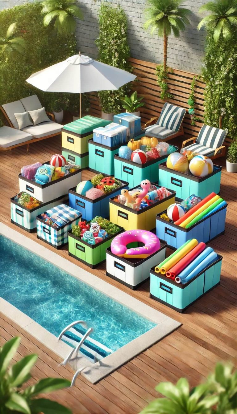 15 Smart Pool Float Storage Ideas to Maximize Space - FarmFoodFamily