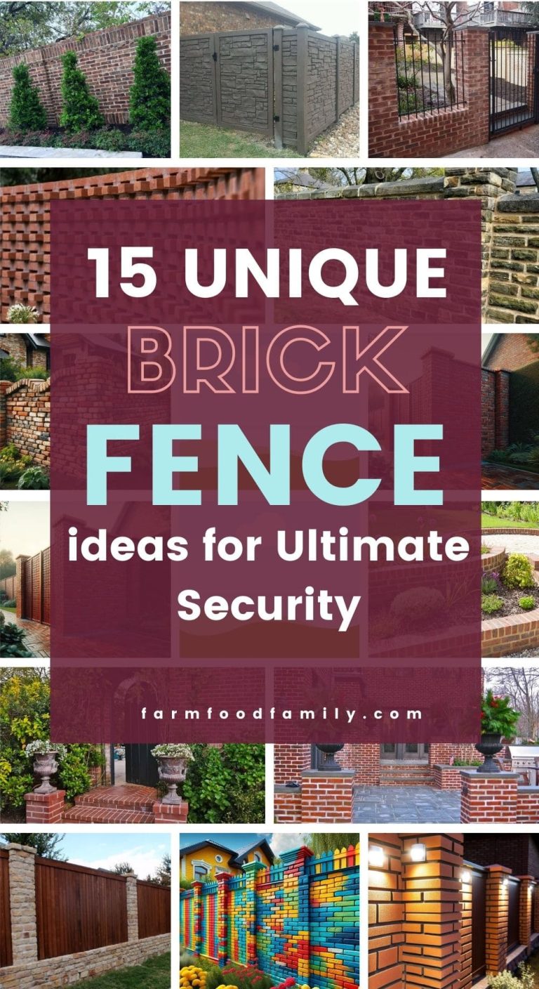15 Creative Brick Fence Ideas to Boost Curb Appeal (2024)