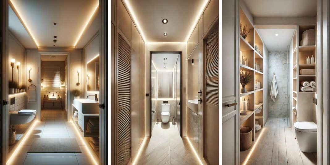 15 Brilliant Long and Narrow Bathroom Ideas That Maximize Space