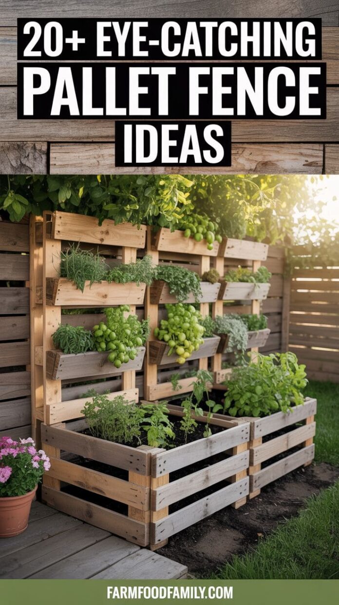 20 Amazing Pallet Fence Ideas to Transform Your Yard (2026)