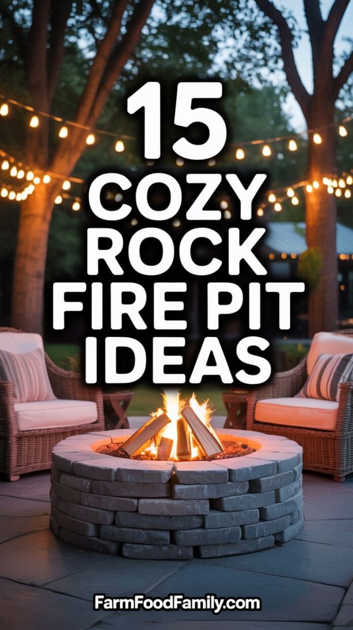 15 Stunning Rock Fire Pit Ideas to Transform Your Backyard (2026)