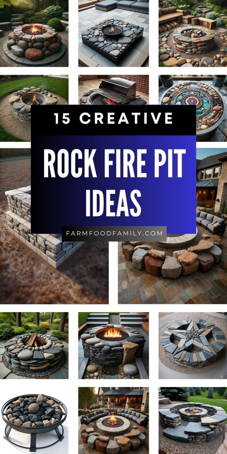 15 Stunning Rock Fire Pit Ideas to Transform Your Backyard (2024)