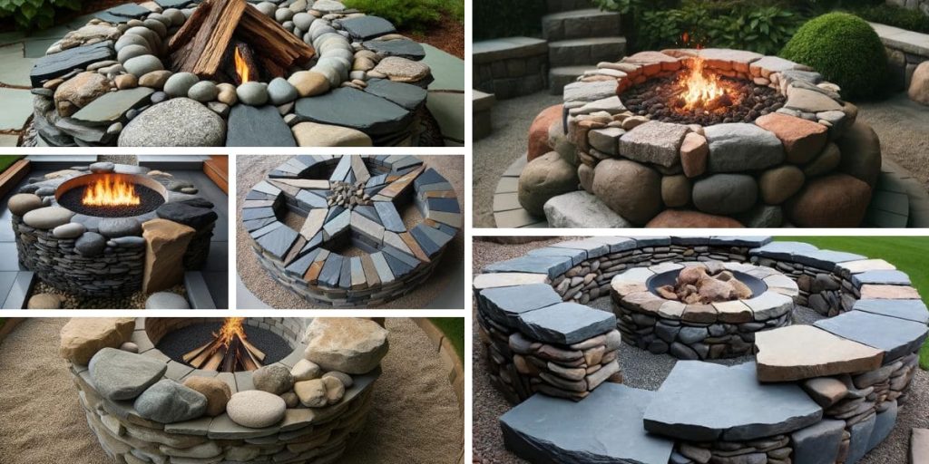 15 Stunning Rock Fire Pit Ideas to Transform Your Backyard (2024)