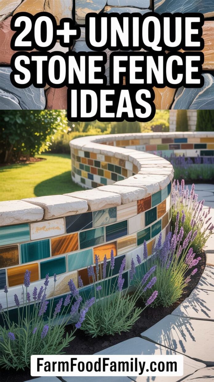 15+ Stunning Stone Fence Ideas to Transform Your Garden (2025)