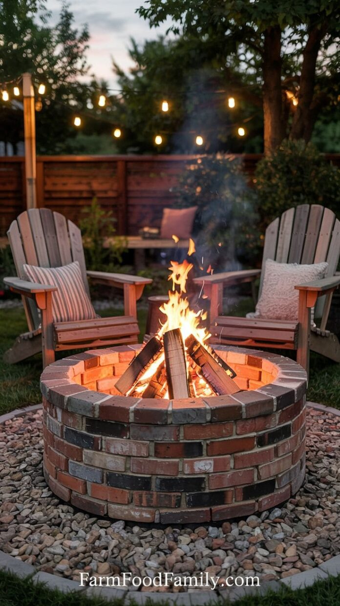 40+ Easy Brick Fire Pit Ideas to Elevate Your Outdoor Space (2026)