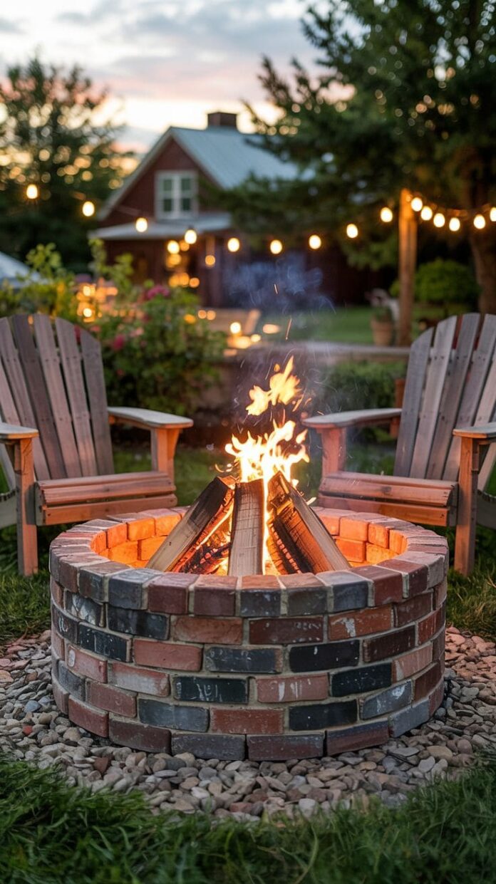 40+ Easy Brick Fire Pit Ideas to Elevate Your Outdoor Space (2026)