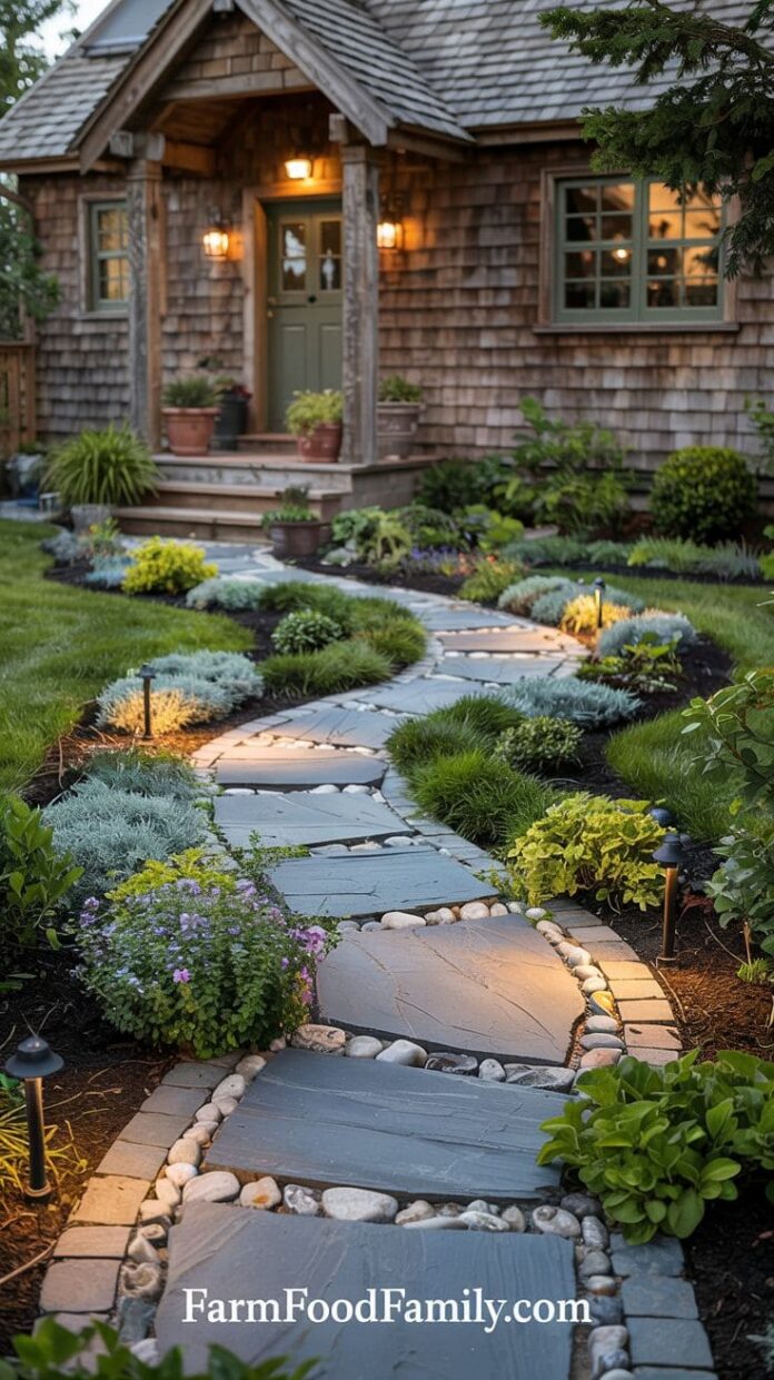 45+ Creative Stone Landscaping Ideas for a Gorgeous Front Yard (2026)