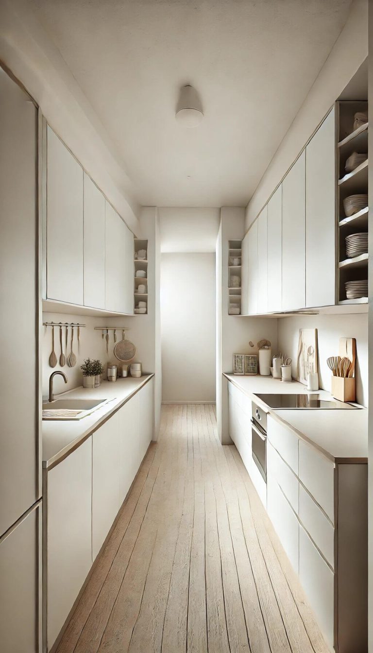 20 Brilliant Narrow Kitchen Ideas to Maximize Space (2024)