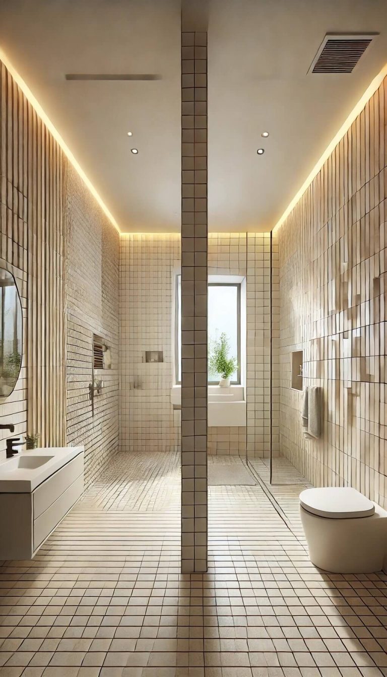 20 Genius Narrow Bathroom Ideas That Boost Functionality (2024)