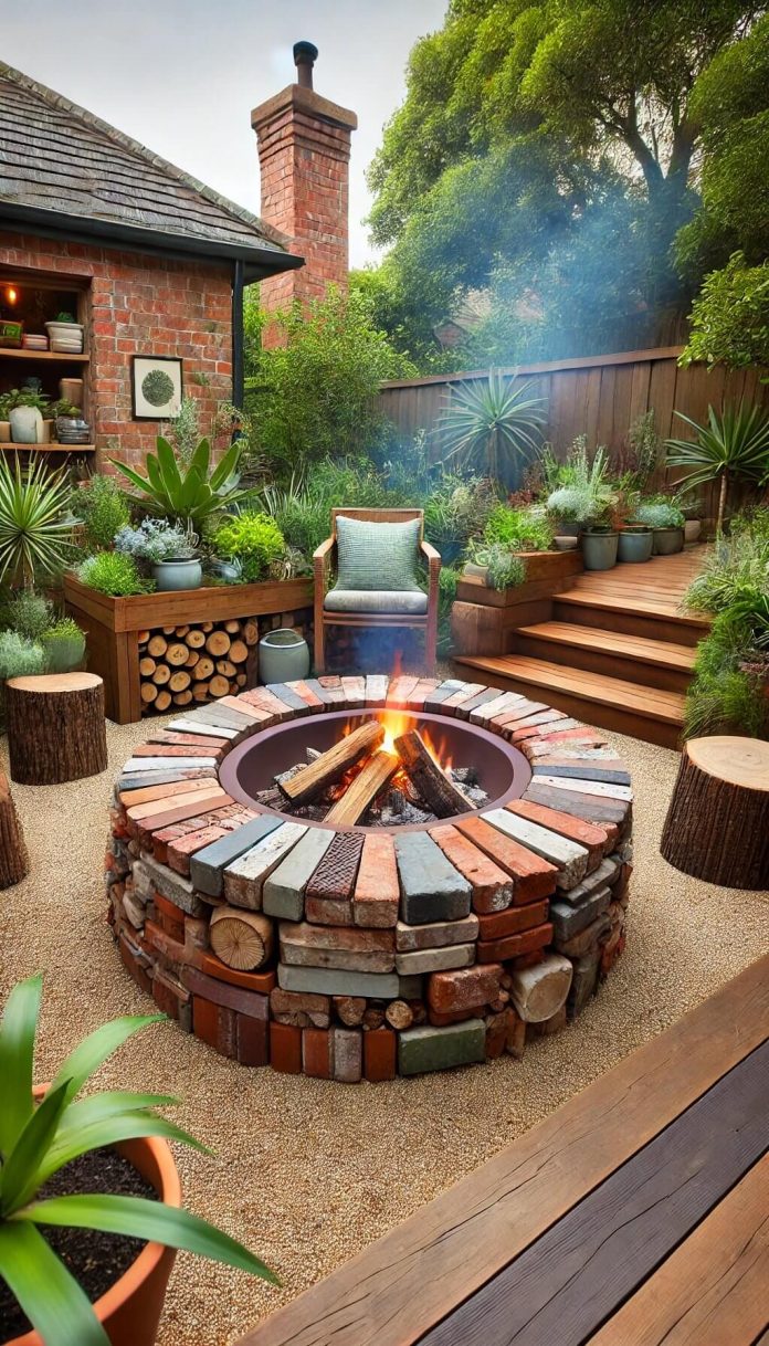 15+ Easy Brick Fire Pit Ideas to Elevate Your Outdoor Space (2024)