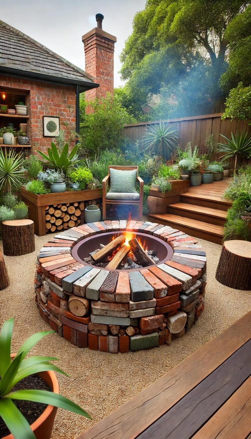 15+ Easy Brick Fire Pit Ideas to Elevate Your Outdoor Space (2024)