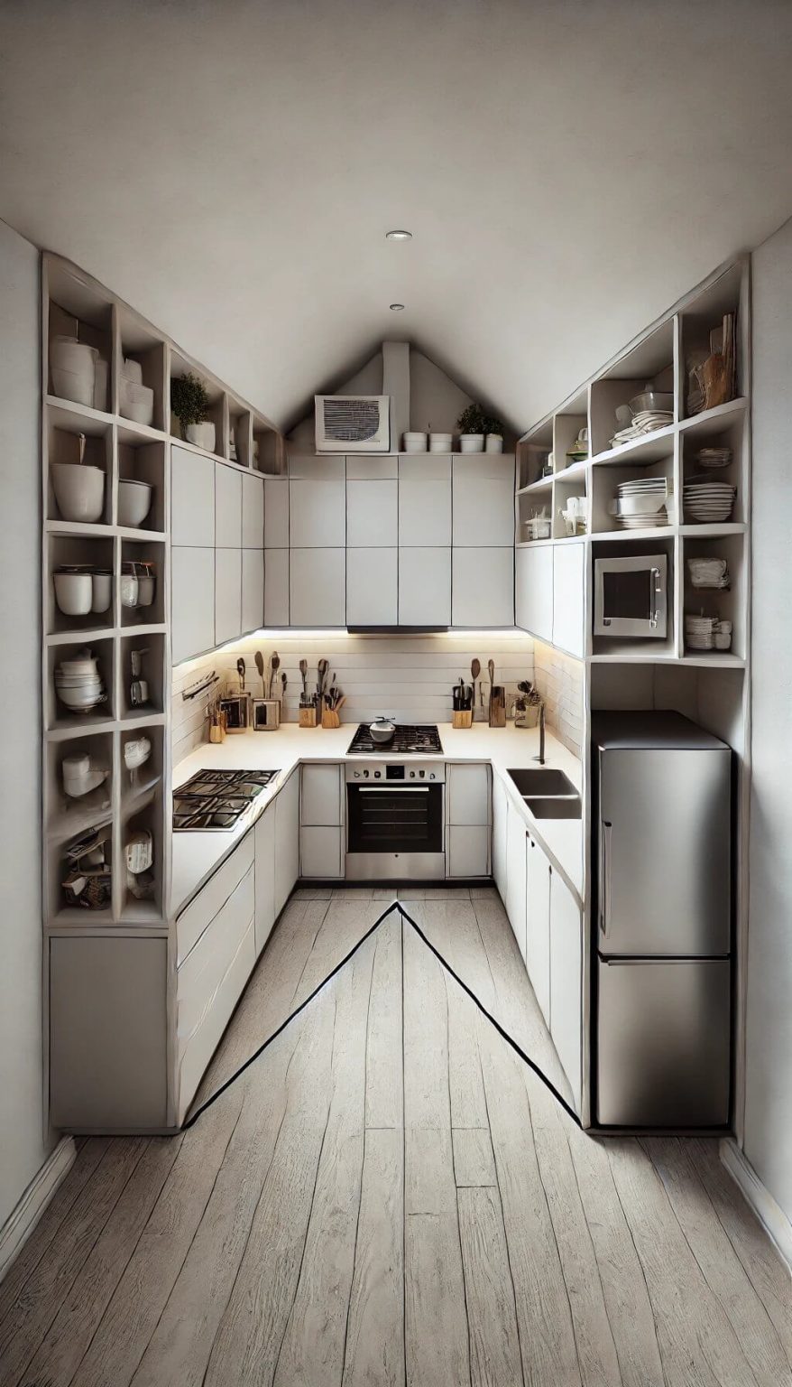 20 Brilliant Narrow Kitchen Ideas to Maximize Space (2024)