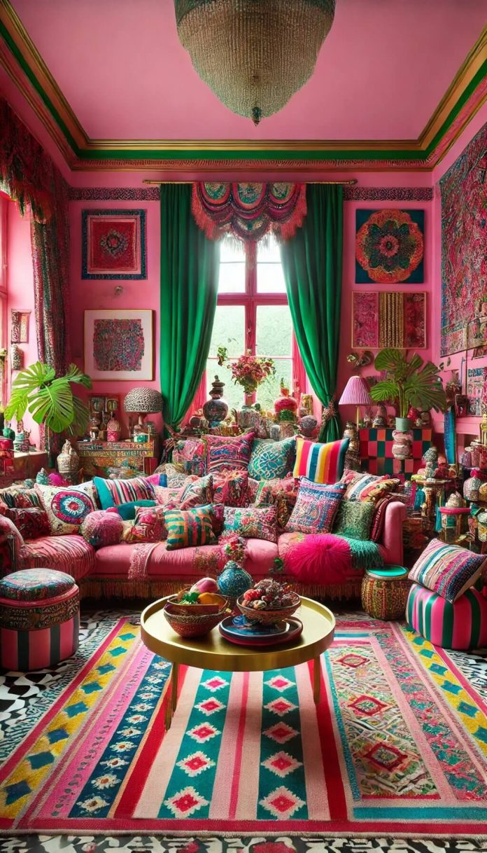 20 Stunning Pink and Green Living Room Ideas That Will Inspire You (2024)