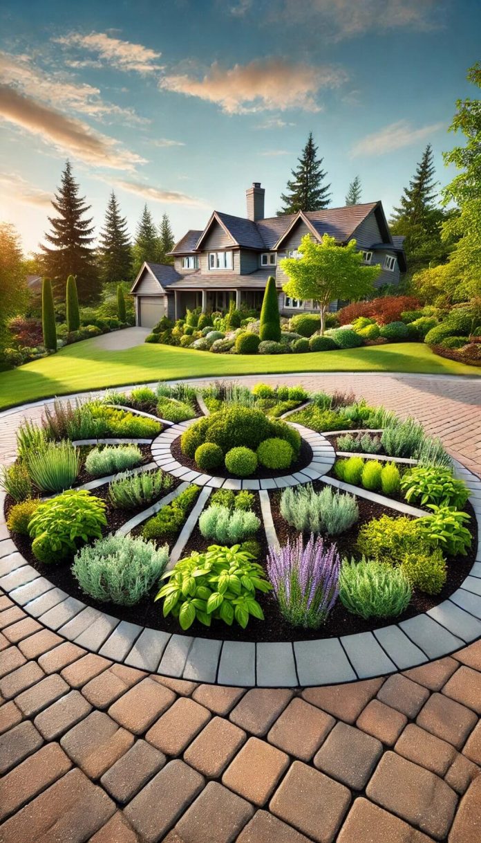 20+ Gorgeous Half Circle Driveway Ideas to Boost Your Curb Appeal (2024)