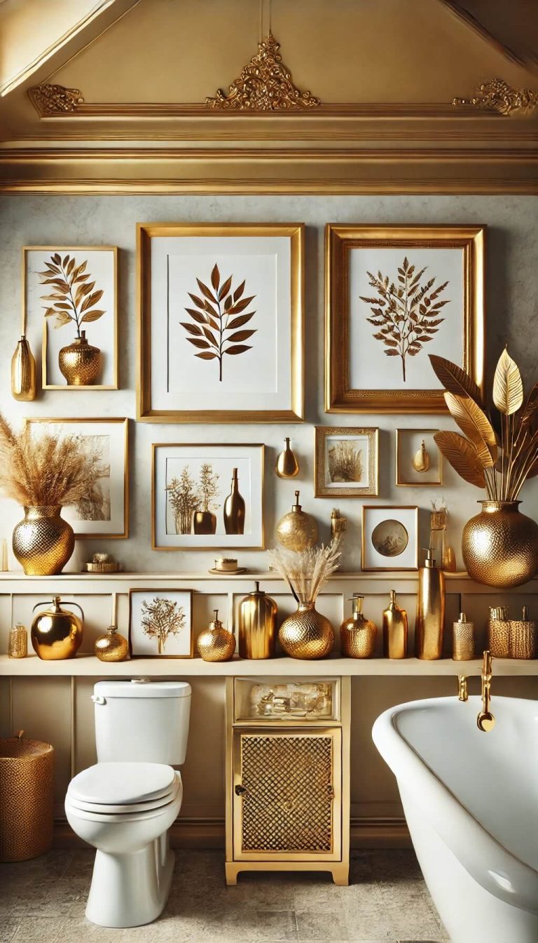 15+ Gorgeous Gold Bathroom Ideas for Effortless Glam (2024)