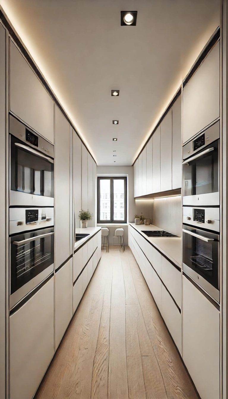 20 Brilliant Narrow Kitchen Ideas to Maximize Space (2024)