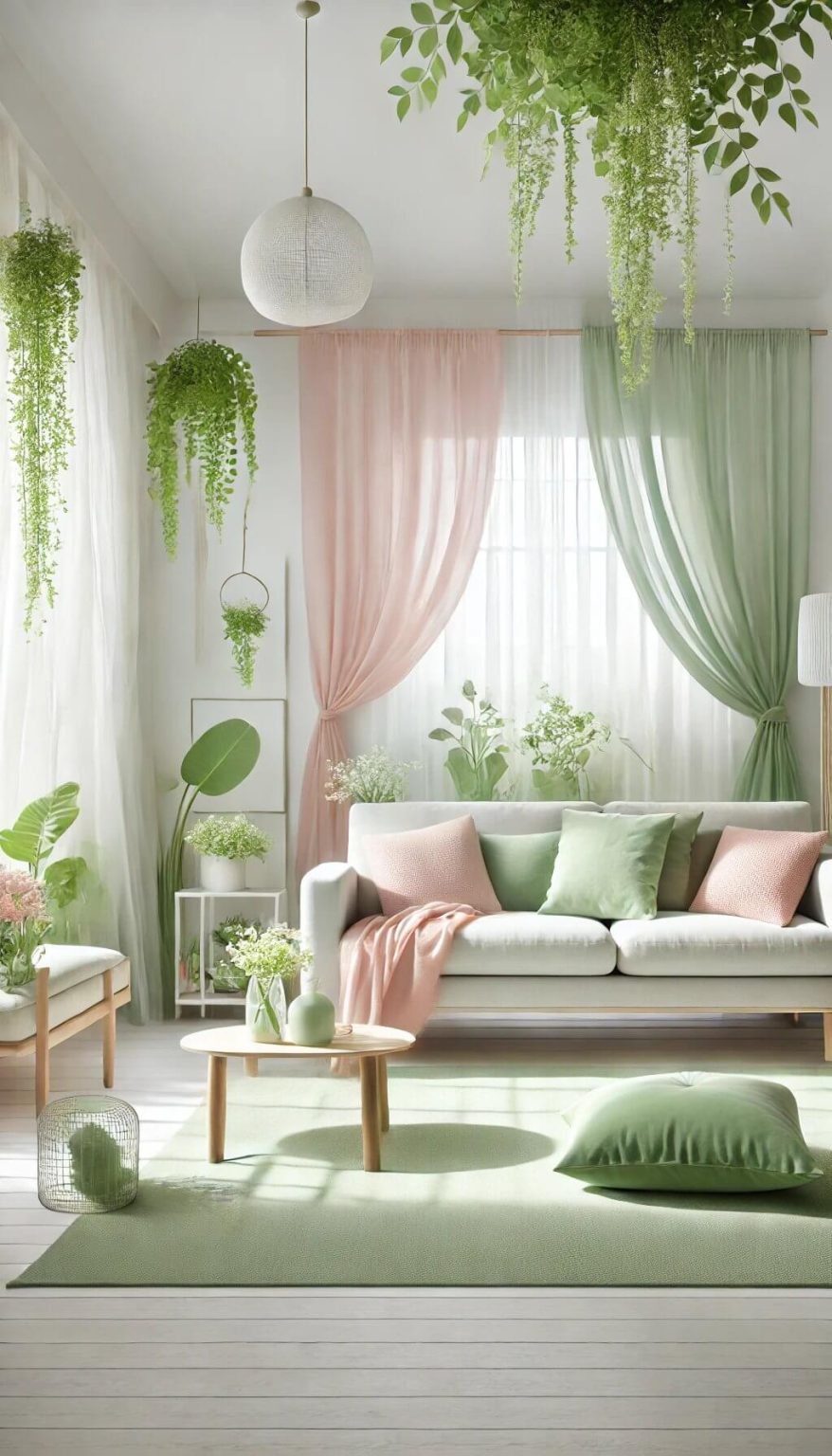 20 Stunning Pink and Green Living Room Ideas That Will Inspire You (2024)