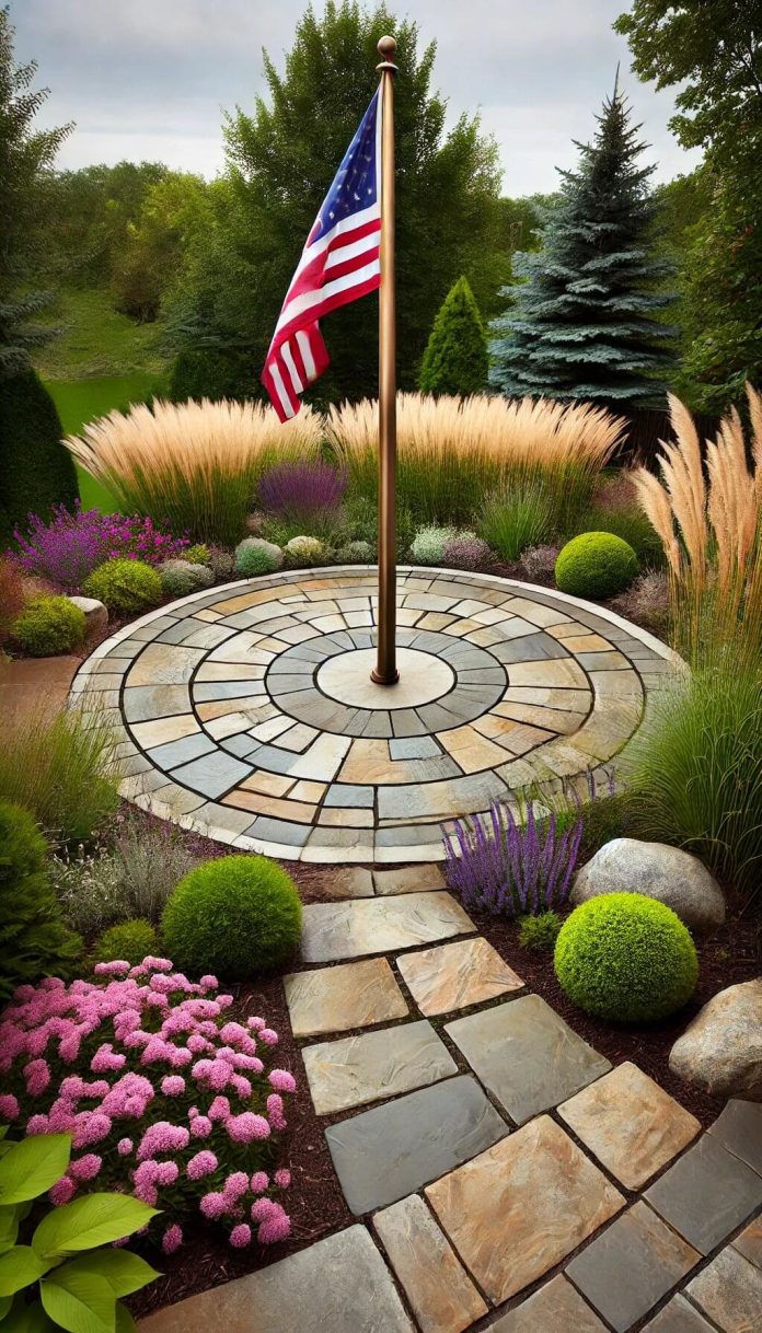 20 Stunning Flagpole Landscaping Ideas to Transform Your Yard (2024)