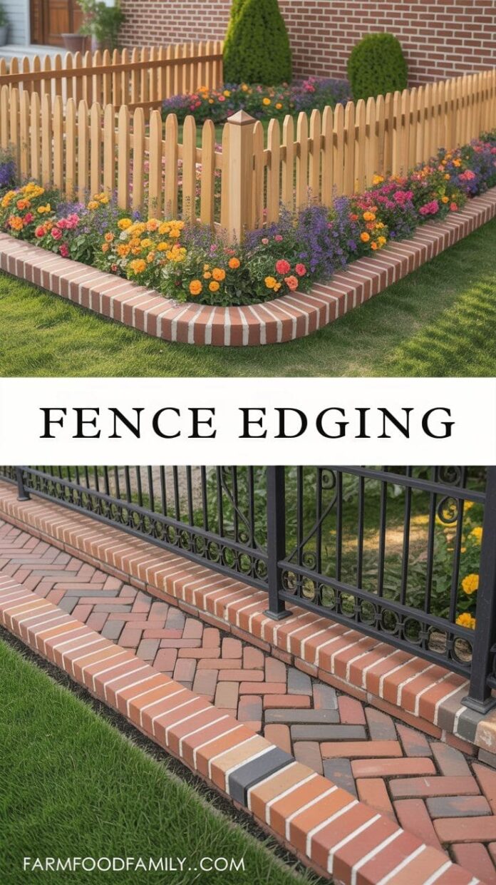 40+ Stunning Fence Edging Ideas That Transform Your Garden (2025)
