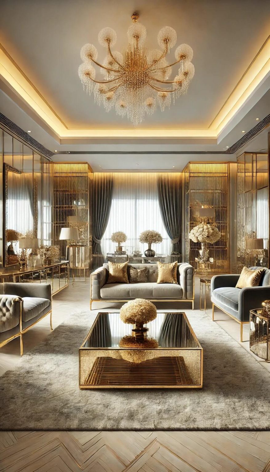 20+ Gorgeous Glam Living Room Ideas for a Luxe Look (2024)