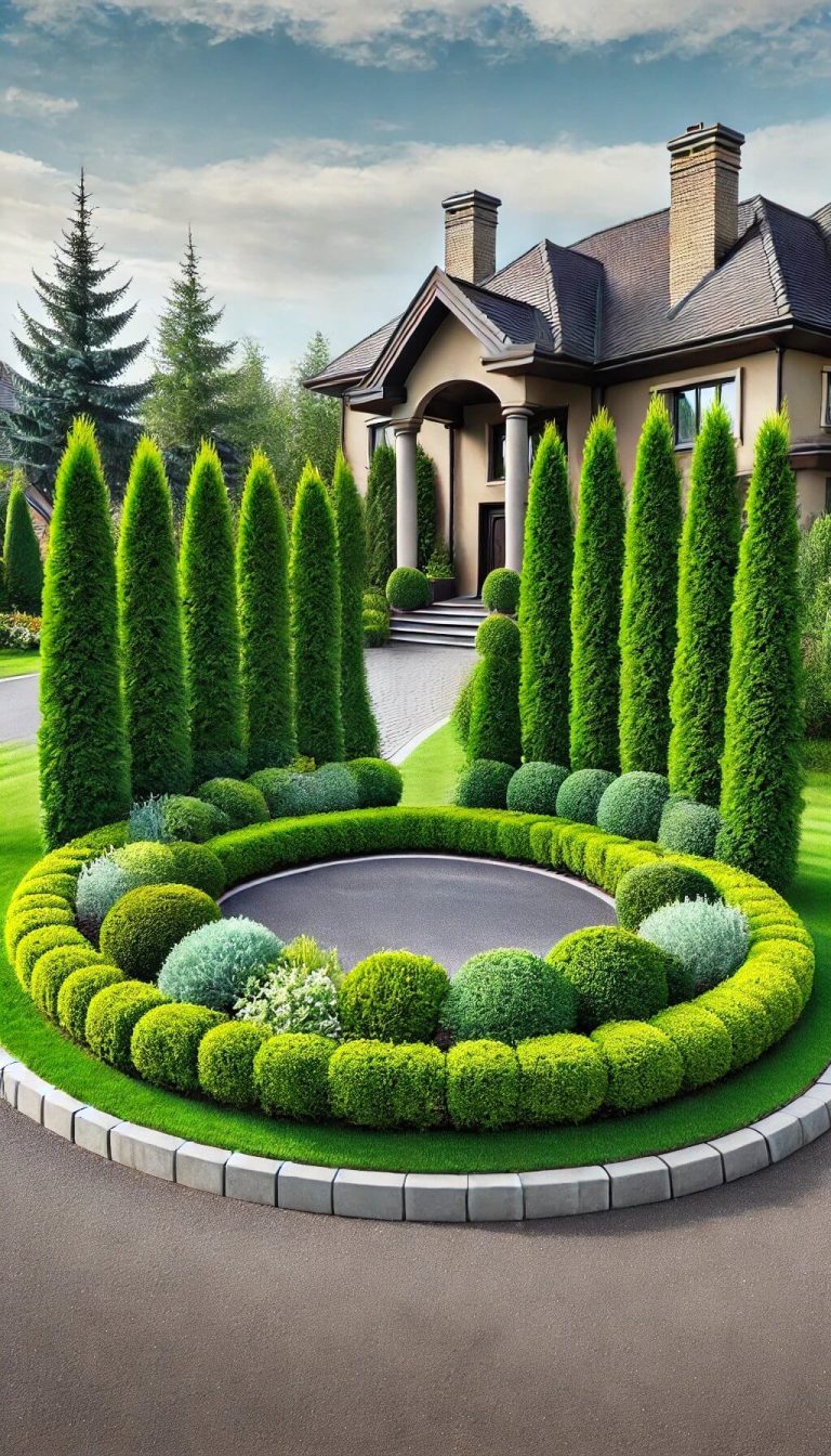 20+ Gorgeous Half Circle Driveway Ideas to Boost Your Curb Appeal (2024)