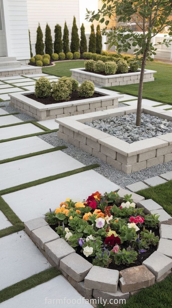 45+ Creative Stone Landscaping Ideas for a Gorgeous Front Yard (2026)