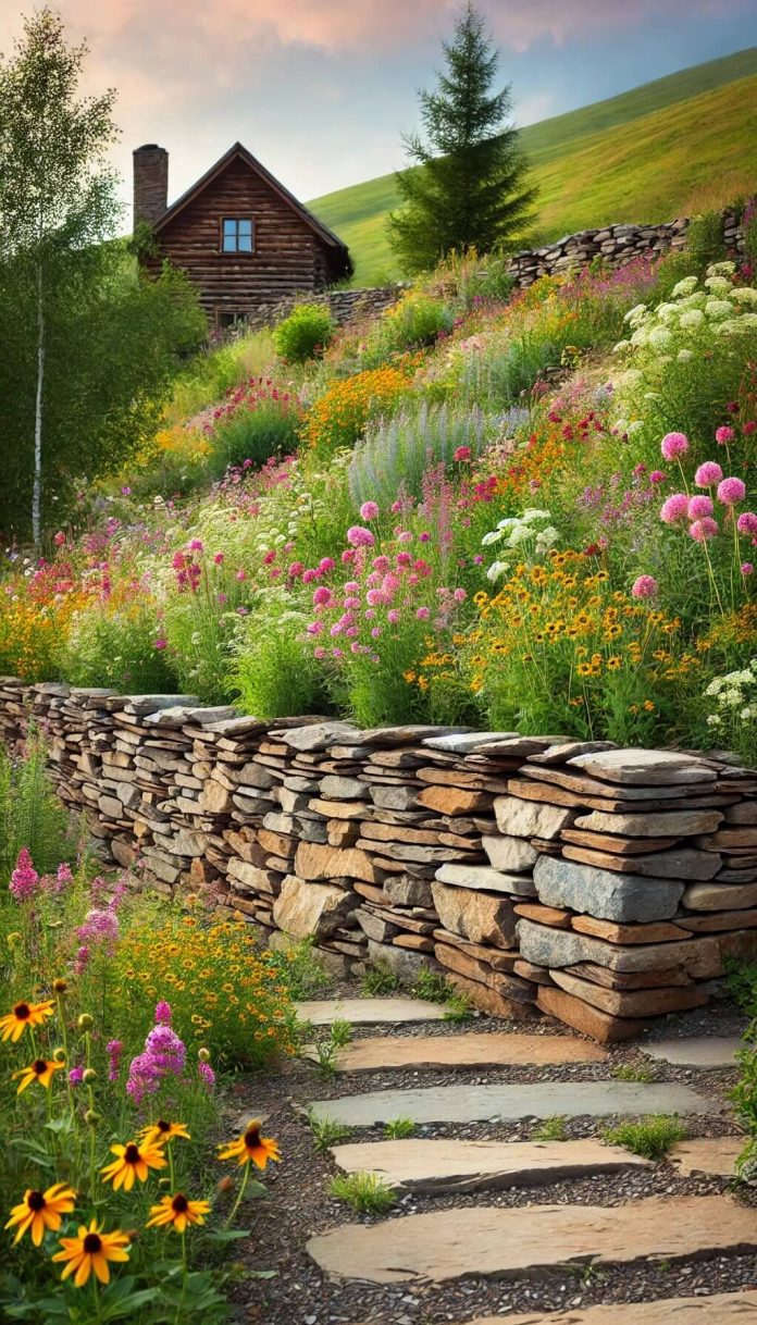45+ Creative Stone Landscaping Ideas for a Gorgeous Front Yard (2024)