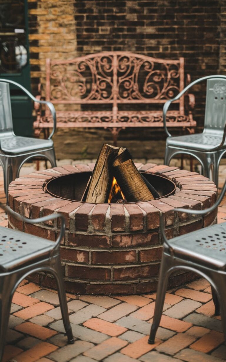 40+ Easy Brick Fire Pit Ideas to Elevate Your Outdoor Space (2026)