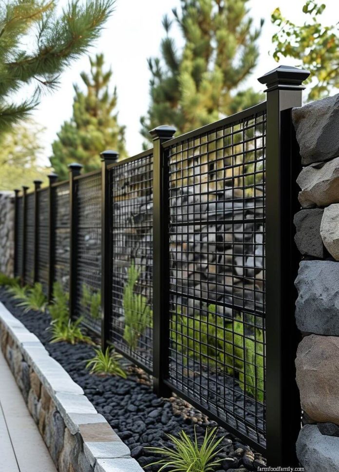 35+ Elegant Gabion Fence Ideas for a Chic Landscape (2024)