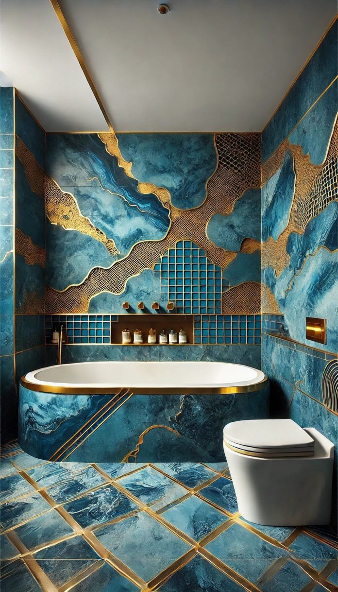 15+ Elegant Blue and Gold Bathroom Ideas for Instant Luxury (2024)