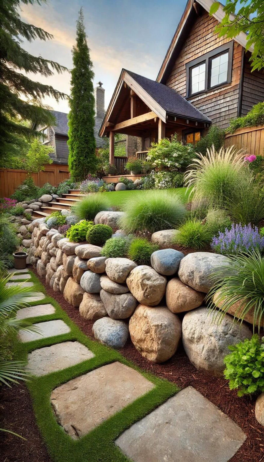 15+ Gorgeous Boulder Landscaping Ideas for Ultimate Curb Appeal (2024)