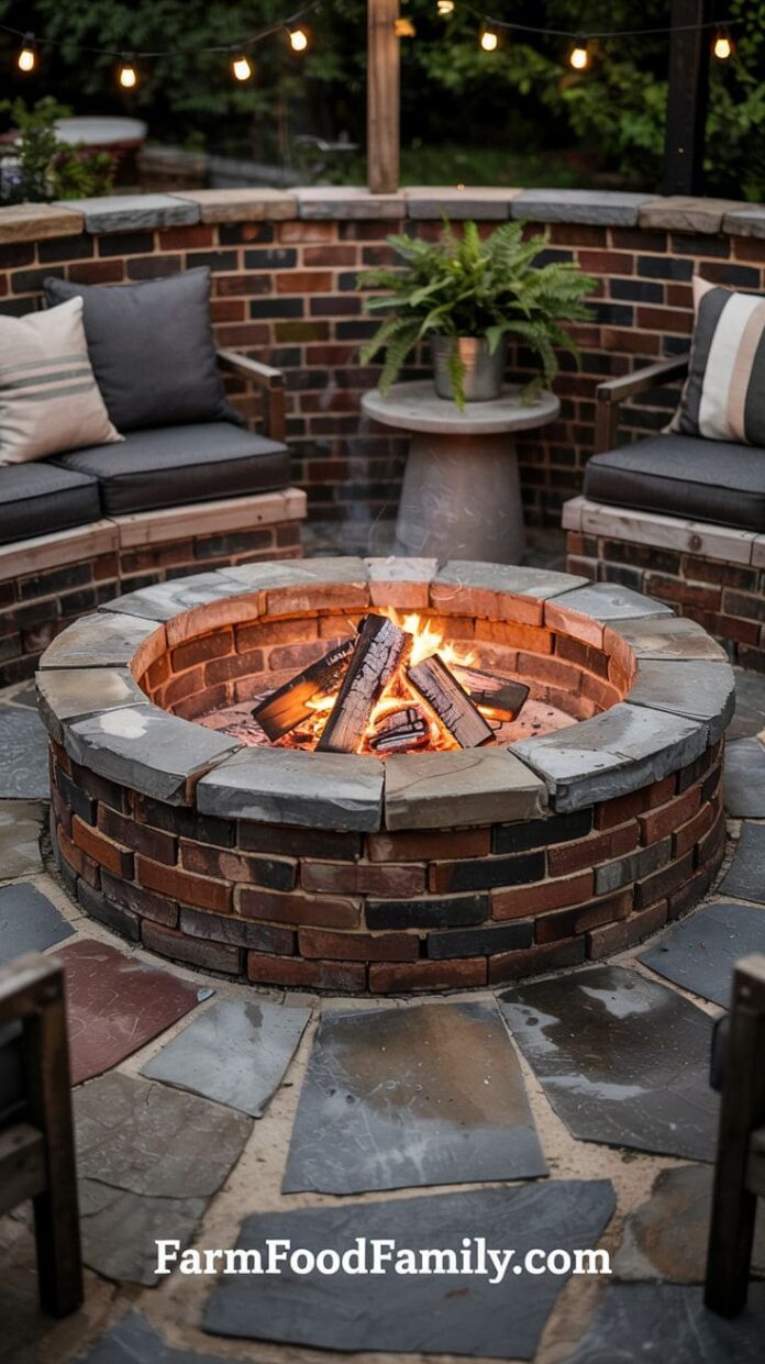 40+ Easy Brick Fire Pit Ideas to Elevate Your Outdoor Space (2025)