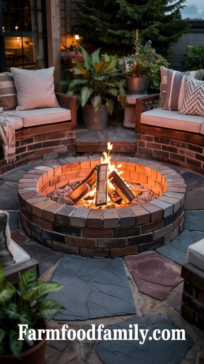 40+ Easy Brick Fire Pit Ideas to Elevate Your Outdoor Space (2025)