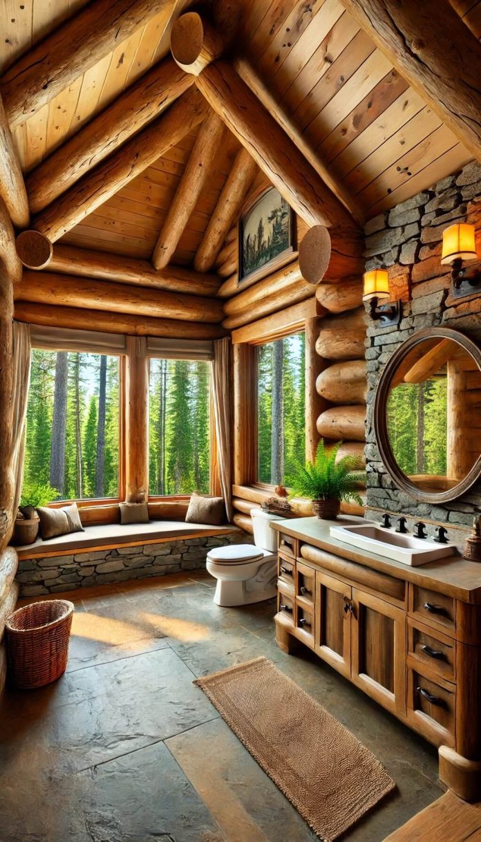 15+ Vintage Log Cabin Bathroom Ideas for Timeless Charm (2024)