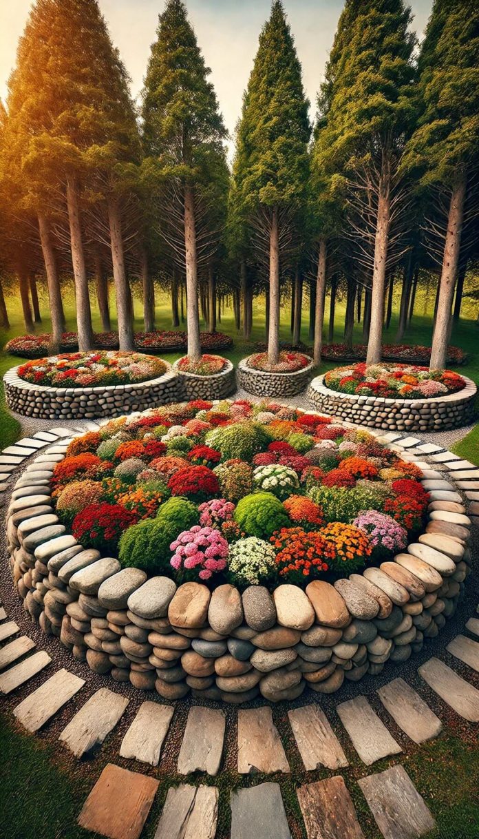 45+ Creative Stone Landscaping Ideas for a Gorgeous Front Yard (2024)