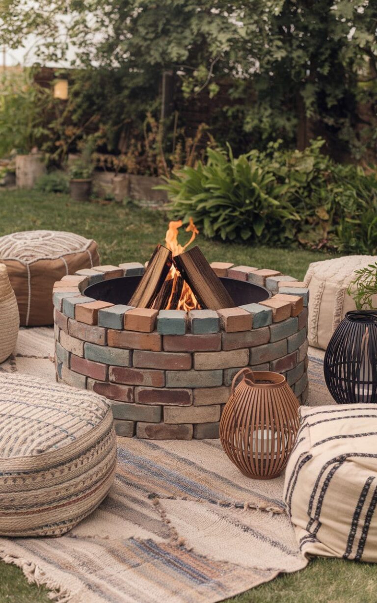 40+ Easy Brick Fire Pit Ideas to Elevate Your Outdoor Space (2025)