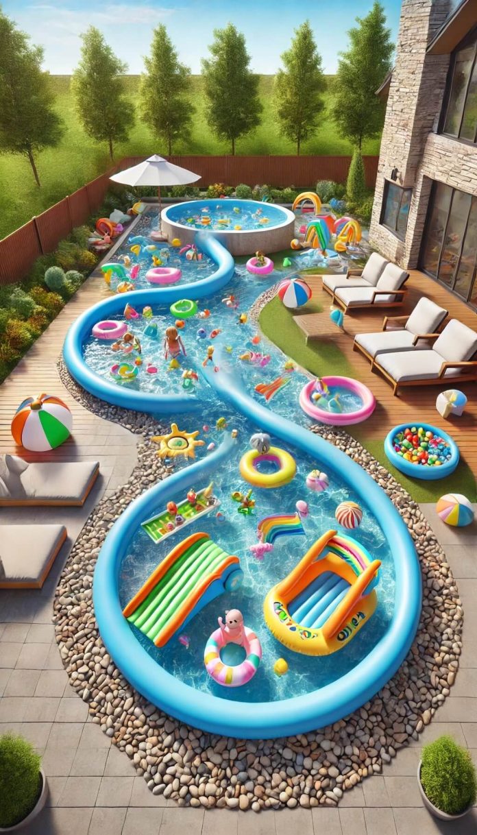 20+ Affordable Backyard Lazy River Pool Ideas That Look Expensive (2024)