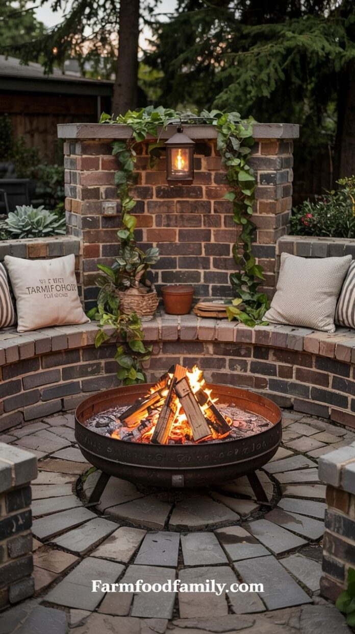 40+ Easy Brick Fire Pit Ideas to Elevate Your Outdoor Space (2026)