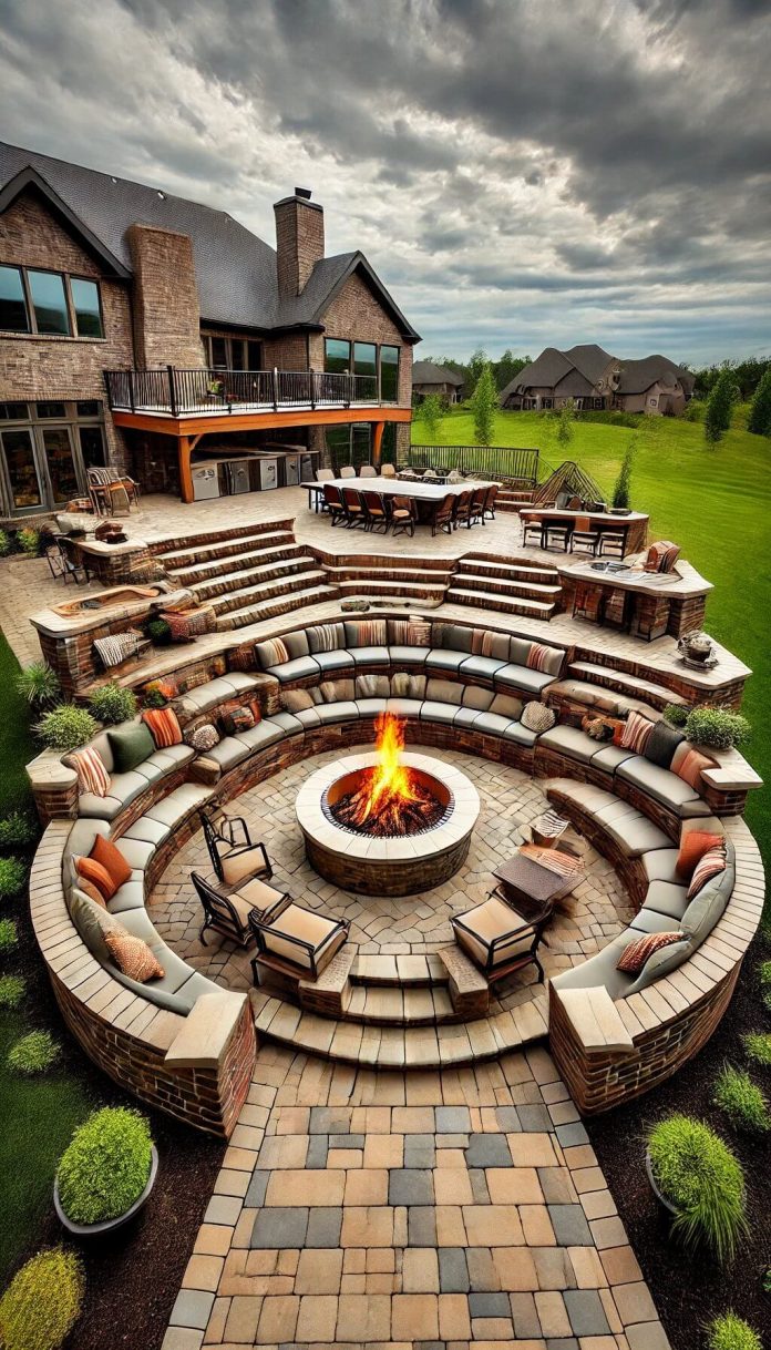 15+ Easy Brick Fire Pit Ideas to Elevate Your Outdoor Space (2024)