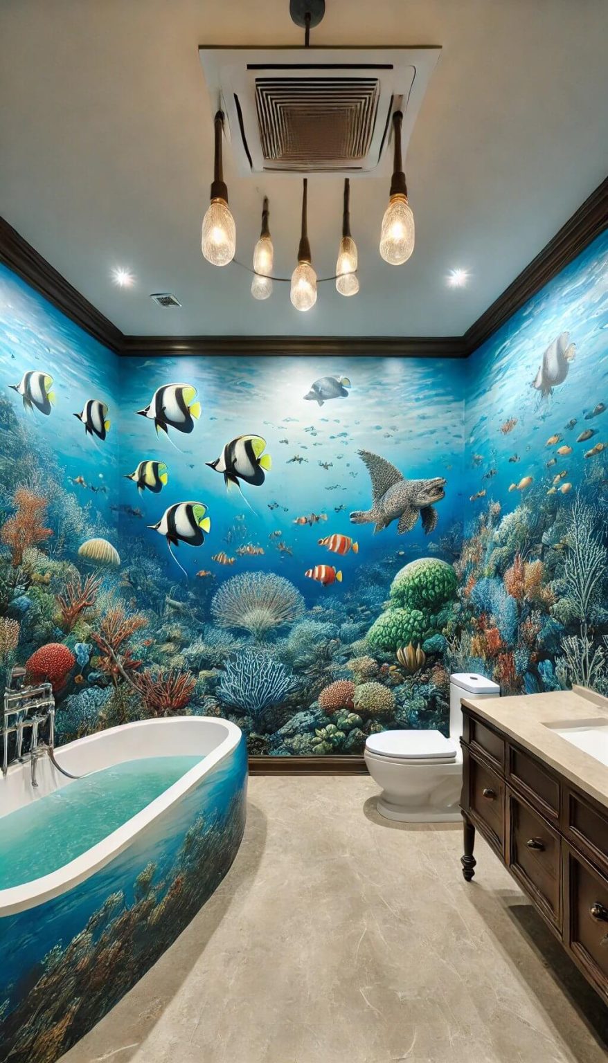 15+ Gorgeous Mermaid Bathroom Ideas for a Whimsical Touch (2024)