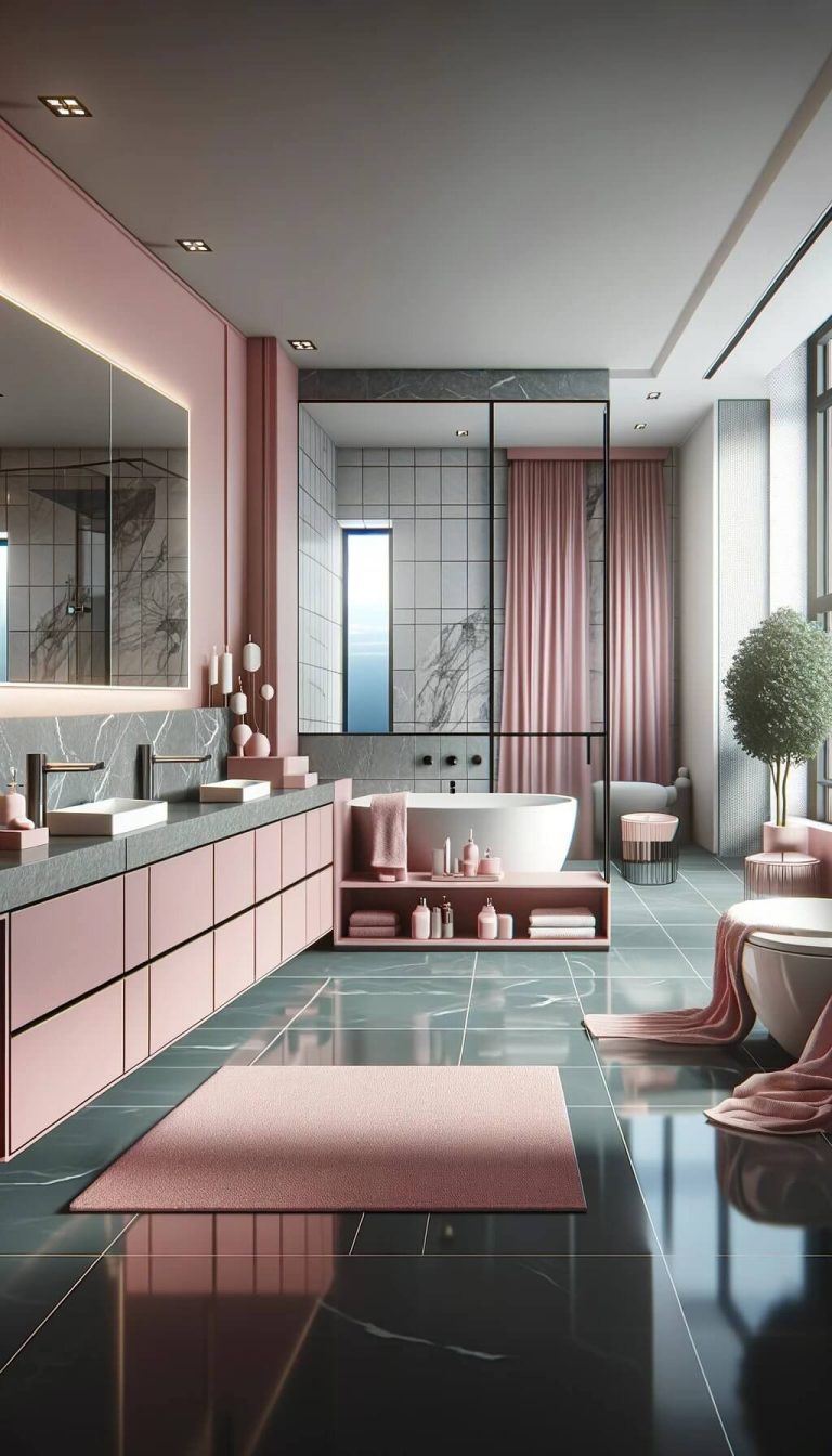 15+ Stylish Pink and Grey Bathroom Ideas for a Perfect Makeover (2024)