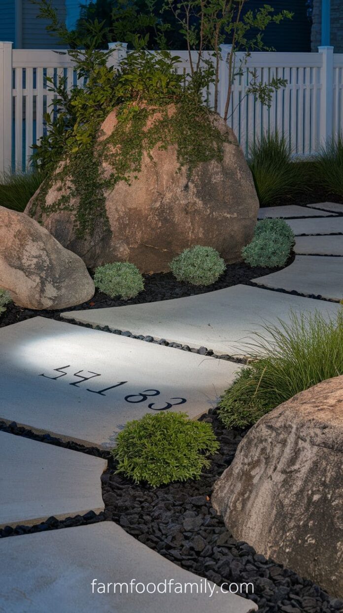 45+ Creative Stone Landscaping Ideas for a Gorgeous Front Yard (2026)