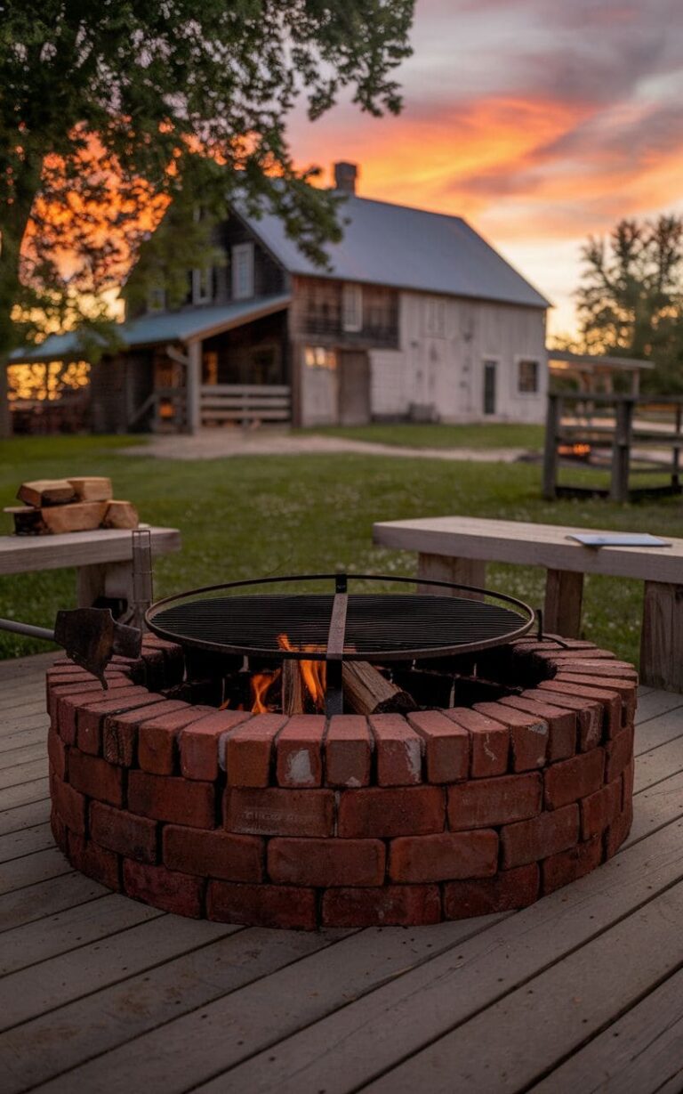 40+ Easy Brick Fire Pit Ideas to Elevate Your Outdoor Space (2025)